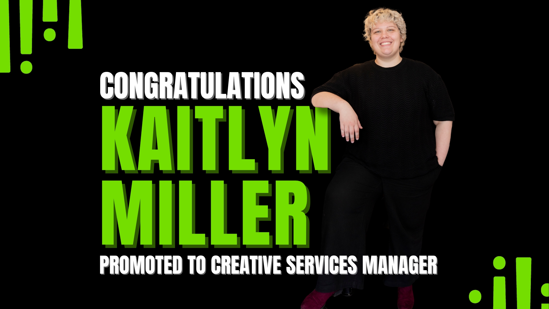 GREENstick Celebrates Kaitlyn Miller’s Promotion to Creative Services ...