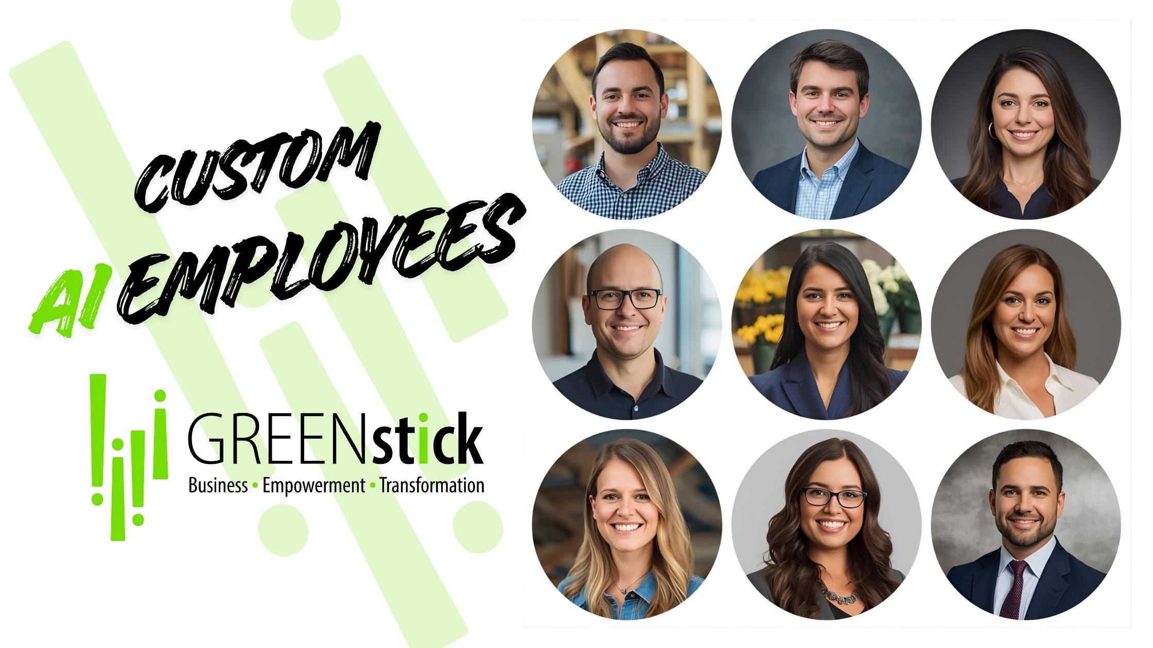 Custom AI Employees Available Now - GREENstick Technologies